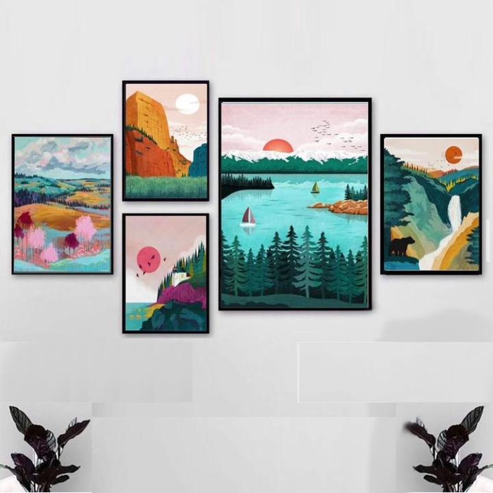 5 Panel Art – Homez Decorz